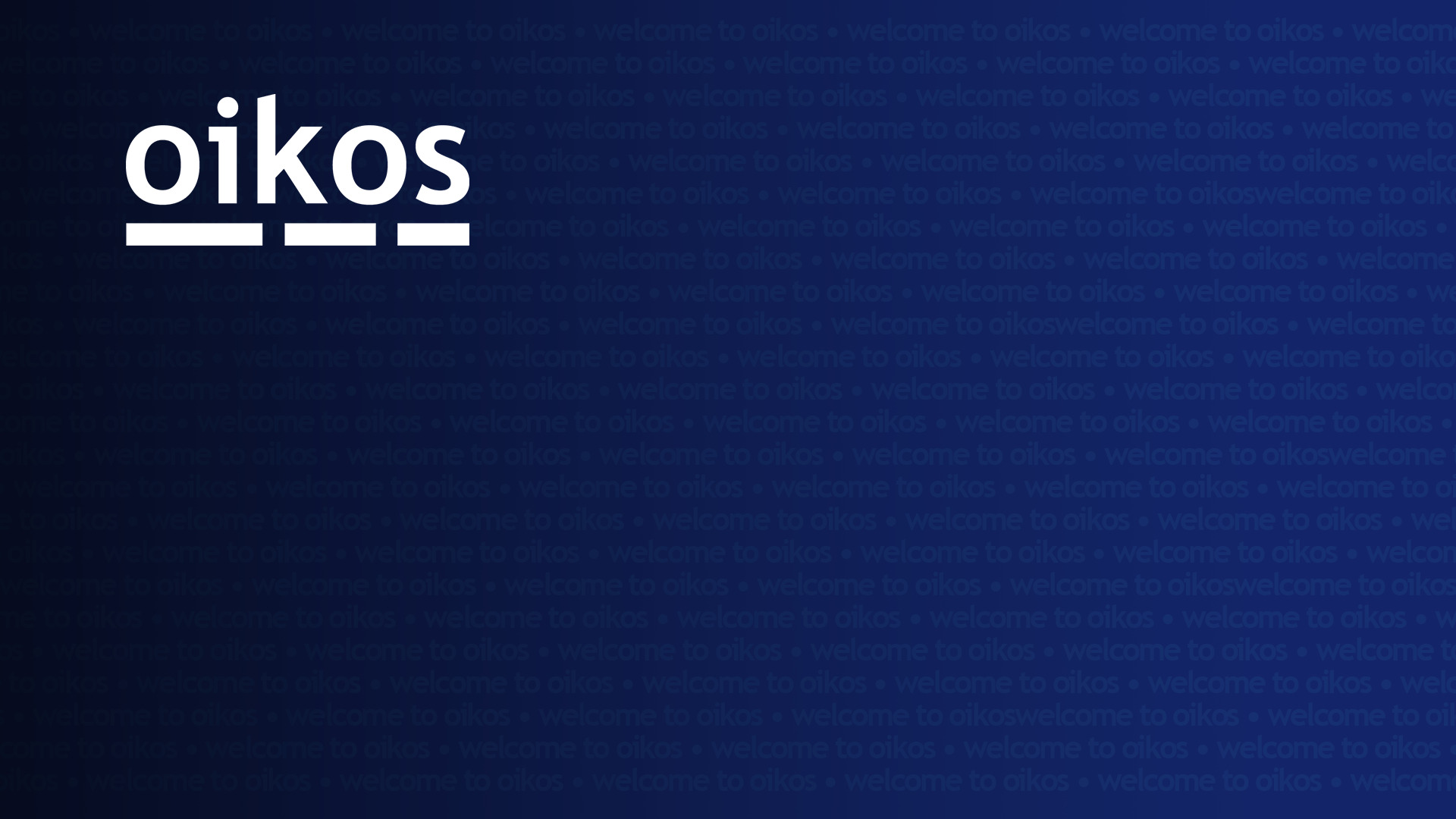 Homepage - oikos International